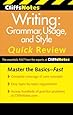Amazon.com: CliffsNotes Writing: Grammar, Usage, and Style Quick Review ...