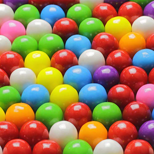 2 Packs Mini Gumballs 0.5 inch 13mm - Bubble Gum Balls for Gumball ...