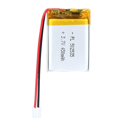3.7V 450mAh 502535 Lipo Battery Rechargeable Lithium Polymer ion ...