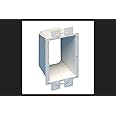 Arlington BE1-2 Electrical Outlet Box Extender, 1-Gang, White, 2-Pack ...