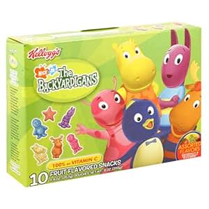 Amazon.com: Kellogg's Fruit Snacks, Nickelodeon Backyardigans, 9-Ounce ...