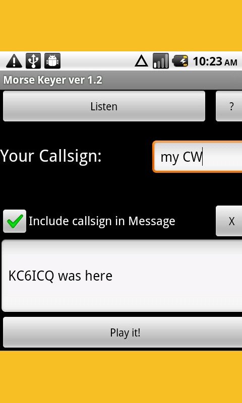 Morse Keyer, a complete Morse code generator and translator:Amazon.com ...