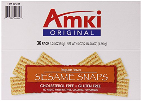 Amki Original Sesame Snaps,36 Ct Food, Beverages Tobacco Food Items ...