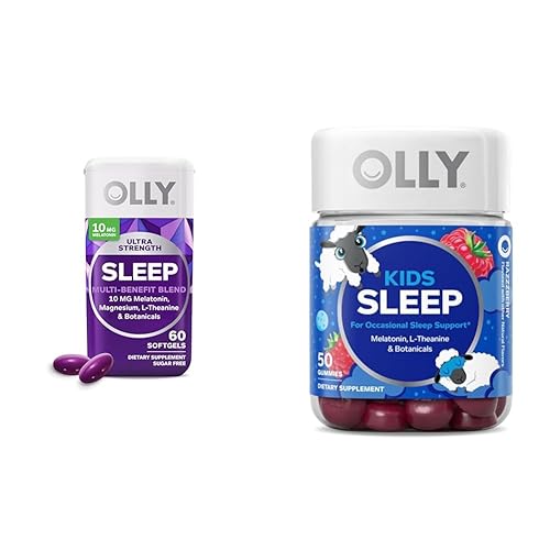 OLLY Sleep Bundle with Ultra Strength Softgels, 10mg Melatonin, and ...