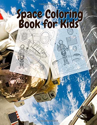 Space Coloring Book for Kids: Fantastic Outer Space Coloring with ...