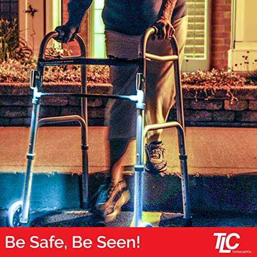 TipSee Light Co Cane-Lite Snap On Hands Free LED Flashlight | 100 Lumen ...