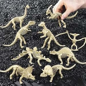 Amazon.com: 12 Plastic Dinosaur Skeletons: Toys & Games