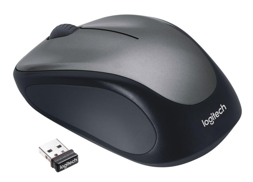 Logitech M317 Wireless Mouse, 2.4 GHz with USB Receiver, 1000 DPI ...