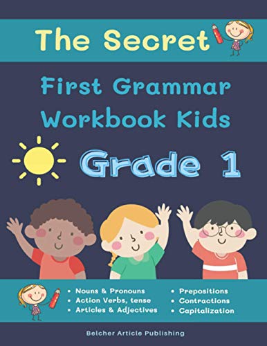 The Secret First Grammar Workbook Kids Grade 1: Complete 1st grade ...