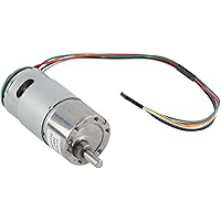 DC 12 / 24V 10-1500RPM Motorreductor Reductor de Velocidad de Torsión Grande Motorreductor Con ...