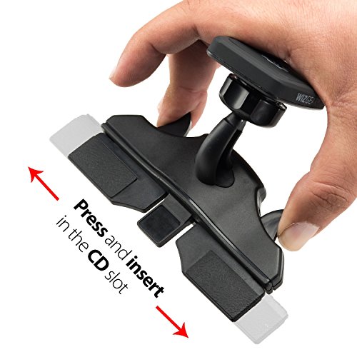 WizGear Cd Mount, CD Slot Magnetic Car Mount Holder, for Cell Phones ...