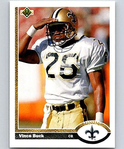 Amazon.com: Football NFL 1991 Upper Deck #228 Vince Buck #228 NM Saints ...