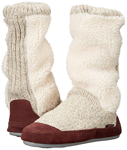 Acorn Slouch Boot Buff Popcorn Womens Slippers Size MDM for sale online ...