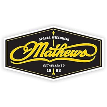 Amazon.com: Mathews Archery Logo with Whitetail - White Hunting window ...