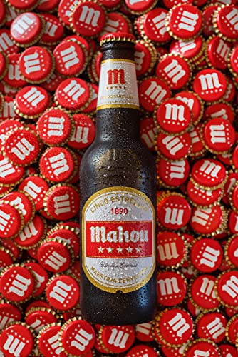 Mahou 5 Estrellas Cerveza Especial Dorada Lager, Sabor 5 Estrellas, 5,5 ...