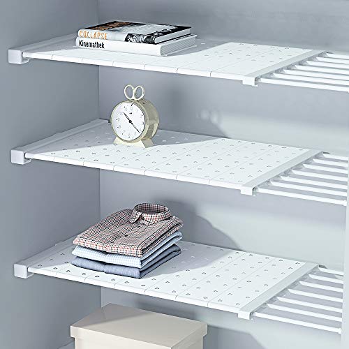 HDAIUCOV Tension Shelf, Expandable Shelf, Adjustable Shelves for Closet ...