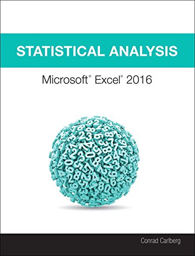 Statistical Analysis Microsoft Excel 2016 Let Me Read