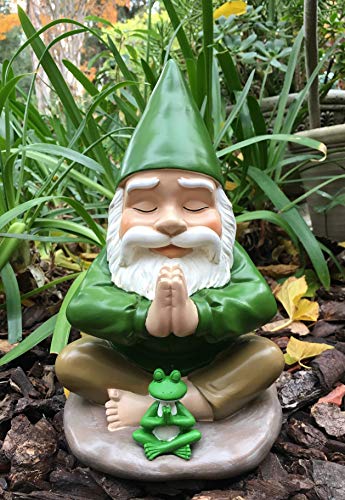Zen Gnome and Zen Frog - Namaste– Tranquility and Peacefulness for Your ...