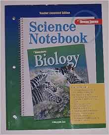 Glencoe Science Biology Science Notebook Teacher Annotated Edition ...