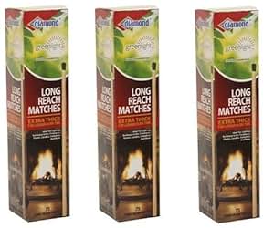 Amazon.com: DIAMOND LONG REACH MATCHES 3pcs: Home & Kitchen