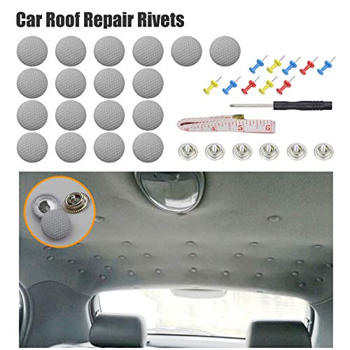 EZYKOO 60 pcs Car Roof Headliner Repair Button, Auto Roof Snap Rivets ...
