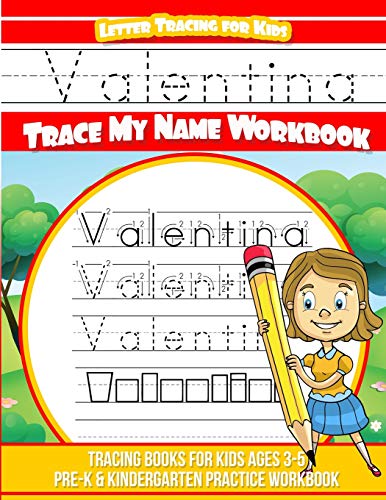 Valentina Letter Tracing for Kids Trace my Name Workbook: Tracing Books ...