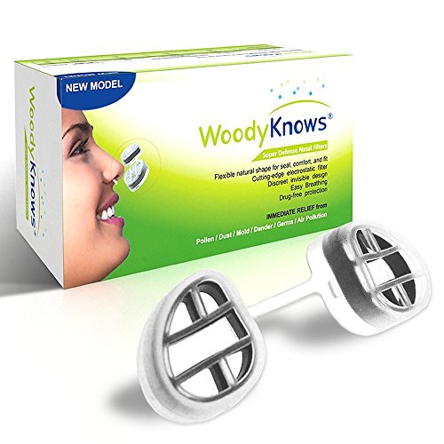 WoodyKnows Super Defense Nose / Nasal Filters (New Model) Reduce Pollen ...