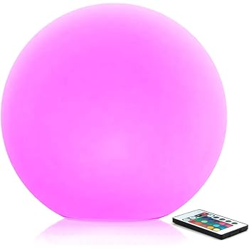 Amazon.com: 10" Ultra-fun Indoor/Outdoor Waterproof RGB Color-changing ...