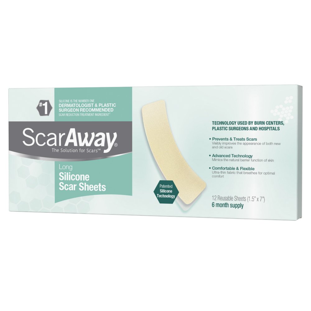 Amazon.com: Scarology C-Section Scar Silicone Strips, Reusable Adhesive ...