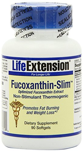 Life Extension - Fucoxanthin-Slim With Xanthigen - 90 Gels (Pack of 2 ...