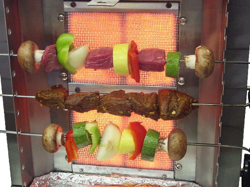 Buy Spinning Grillers- Kebab Grill -5 in 1 Vertical Rotisserie Backyard ...