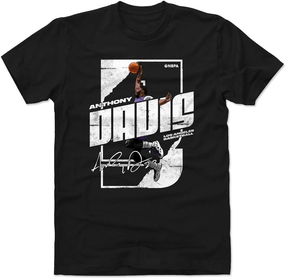Amazon.com : 500 LEVEL Anthony Davis Shirt - Los Angeles Basketball Men ...