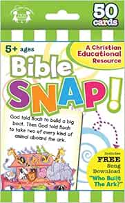 Bible Snap Christian 50-Count Game Cards (I'm Learning the Bible Flash ...