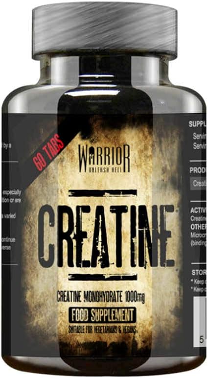 Warrior Supplements Creatine Monohydrate 60 Tabs (1000mg): Amazon.co.uk ...