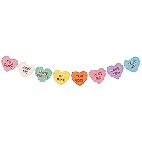 Amazon.com: TUPARKA Valentine Conversation Candy Hearts Banner ...