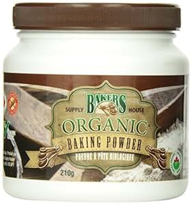 Baker's Organic Baking Powder, 210gm: Amazon.ca: Grocery