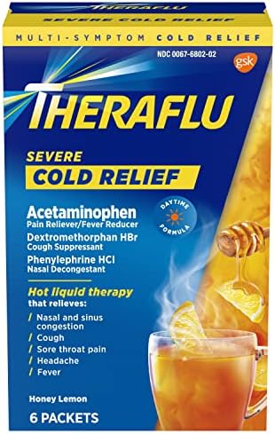 سعر Theraflu Multi-Symptom Severe Cold Hot Liquid Powder Tea Infusions ...