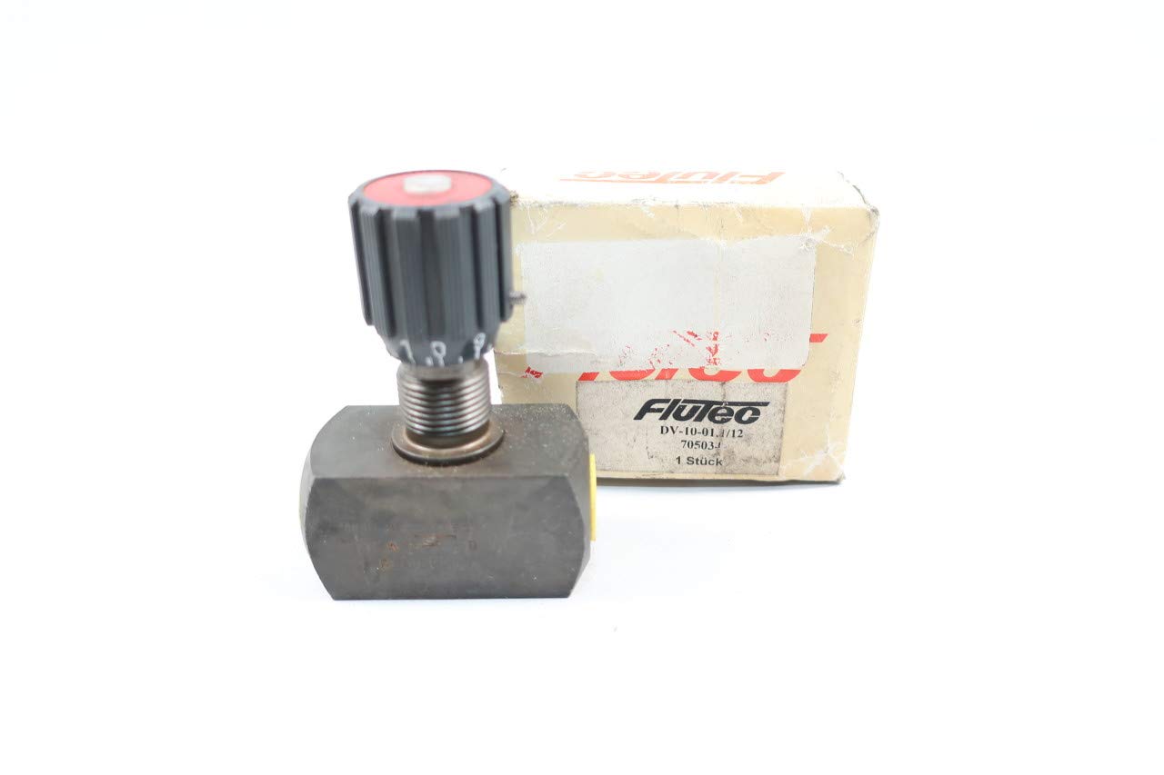 FLUTEC DV-10-01.1/12 Flow Control Valve 5000PSI 3/8IN NPT: Amazon.com ...