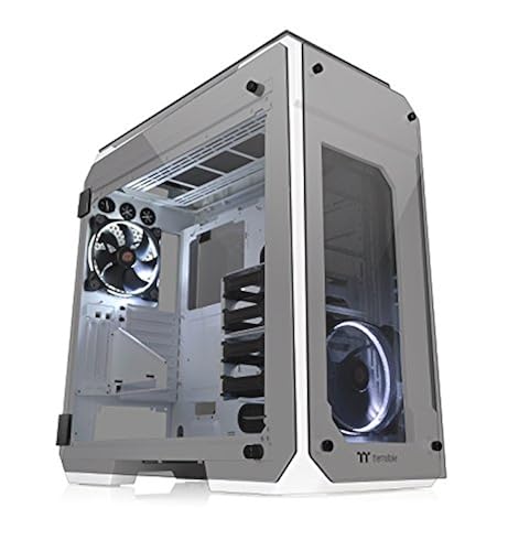 Thermaltake View 71 Snow 4-Sided Tempered Glass Vertical GPU Modular ...