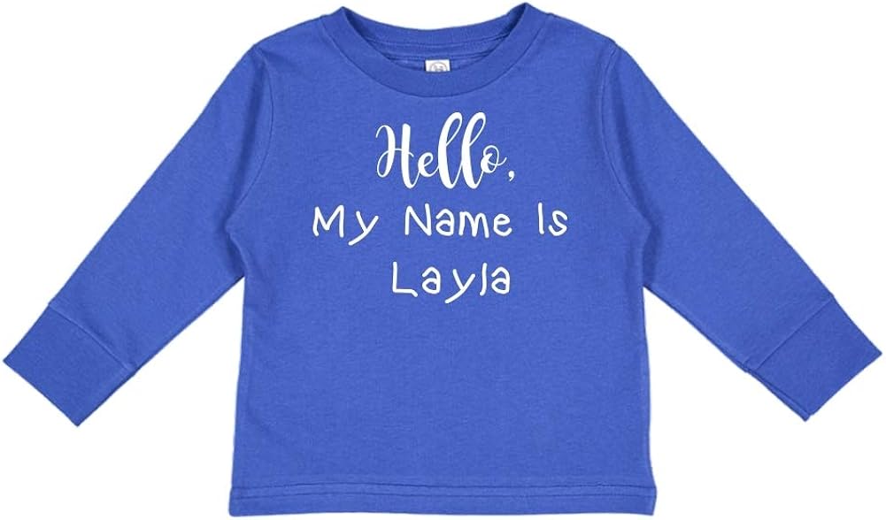 Amazon Hello My Name Is Layla Personalized Name Toddler Kids amazon-hello-my-name-is-layla-personalized-name-toddler-kids