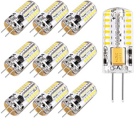 12V Led Light Bulb G4 3W LED Bulb Bi-Pin Socket Warm White Light Lamps AC/DC 12V Non-dimmable ...
