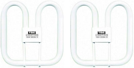 TBE Lighting 16w 2D 2-PIN CFL Energy Saving Lamps - DD Fluorescent ...