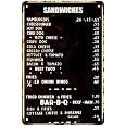 Amazon.com: 1940's Diner Menu Sign Restaurant Decor Diner Signs 50s ...