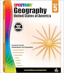 Spectrum Grade 5 Geography Workbook, 5th Grade Workbooks Covering ...