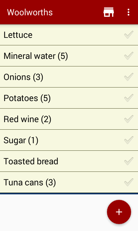 Grocery List:Amazon.com:Appstore for Android