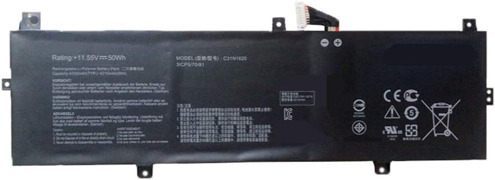 Uniamy Replacement Battery Compatible With C31N1620: Amazon.co.uk ...