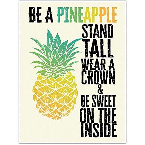 Amazon.com: Be A Pineapple Wall Art Poster : Handmade Products