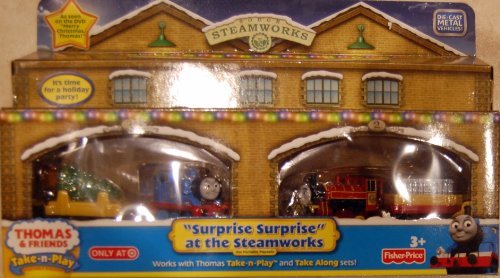 Thomas & Friends Take N Play 4 pack Holiday "Surprise Surprise" at the ...