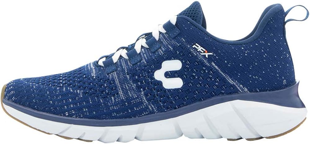 Charly Men's Distinct PFX Running Shoe (Navy/White/Gum, Numeric_11 ...