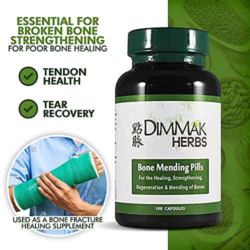 Bone Mending Pills by Dimmak Herbs, Bone Fracture Healing Supplement ...
